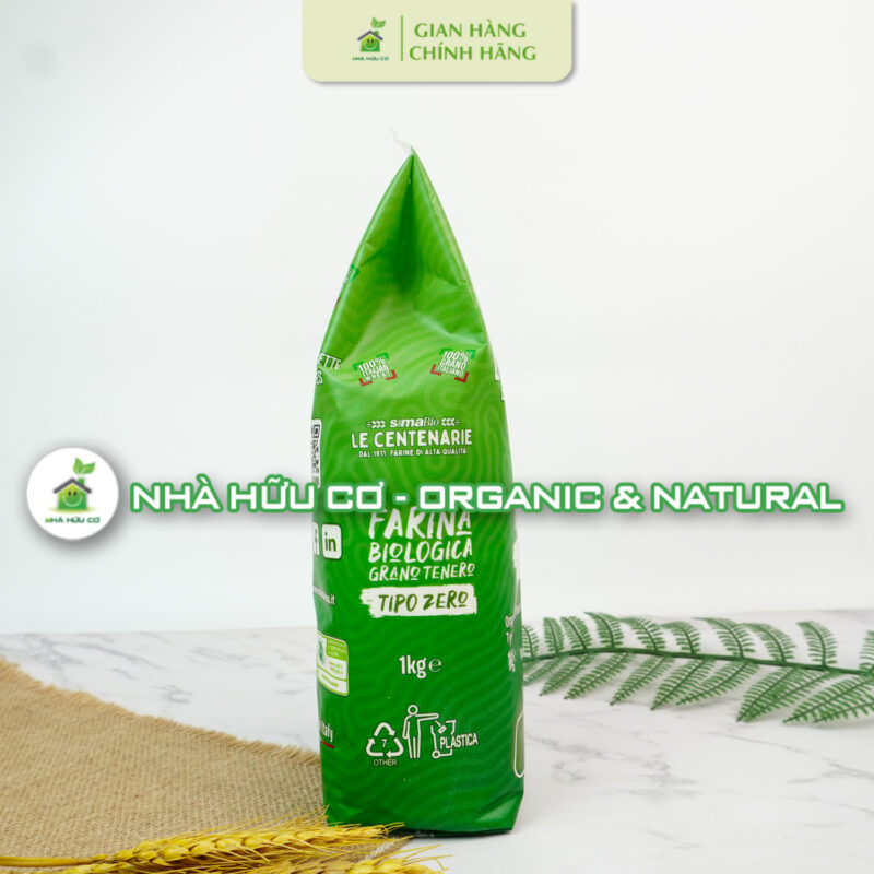 SIMA BIO - Bột mì trắng đa dụng hữu cơ 1kg/500g/200g - Nhà Hữu Cơ